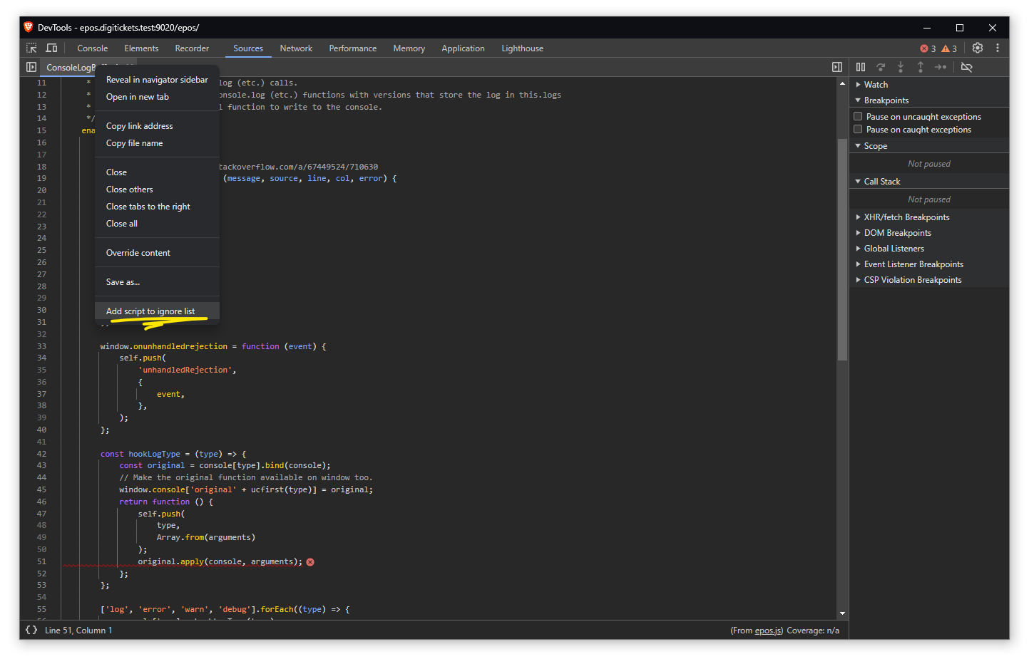 How to Extend console.log and Keep the Correct Filename and Line ...